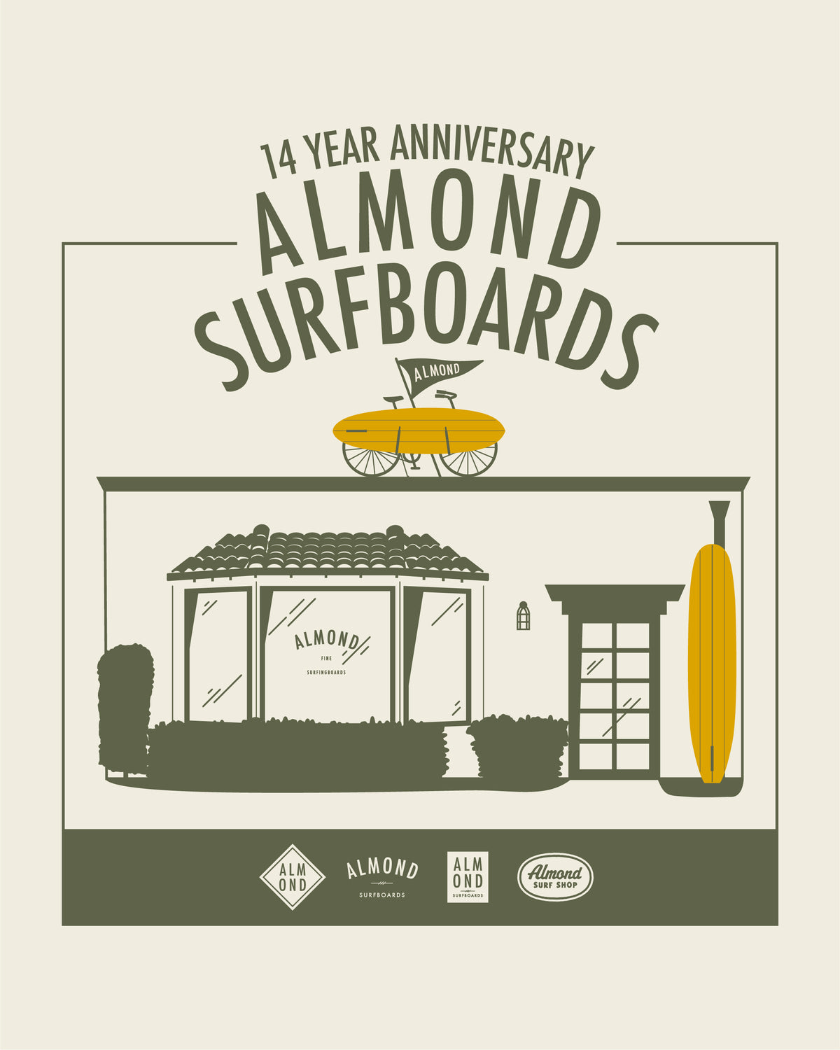 Almond Surf Shop is 14 Today! | Almond Surfboards & Designs