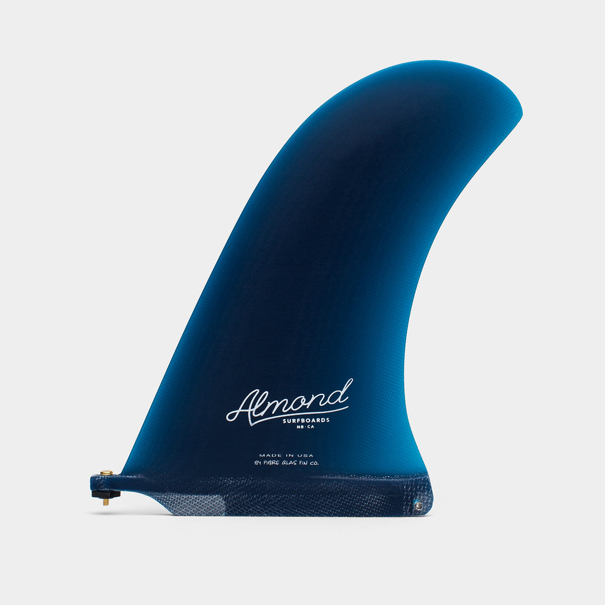 Navy Blue Sanded Finish Fins | Almond Surfboards & Designs