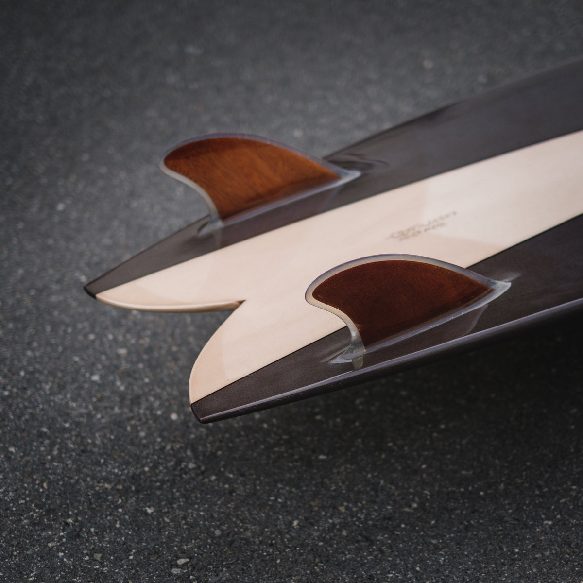 5'6 Twin Fin Sandia Fish | Almond Surfboards & Designs