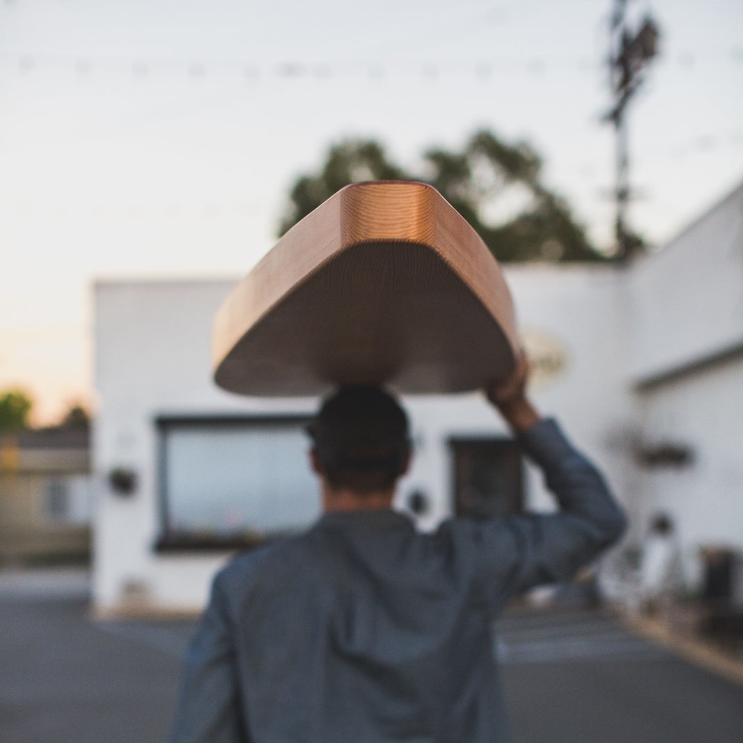 Douglas Fir "Kookbox" | Almond Surfboards & Designs