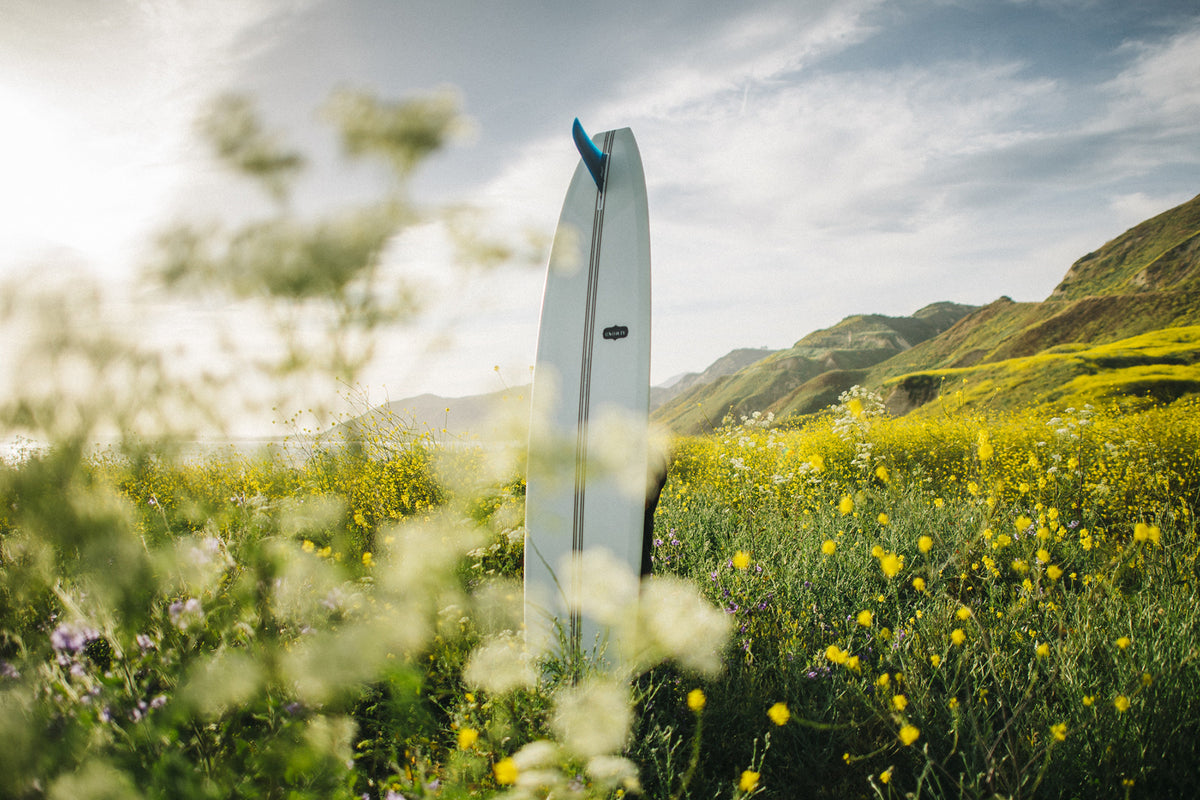 Map Print Surfboard | Almond Surfboards & Designs