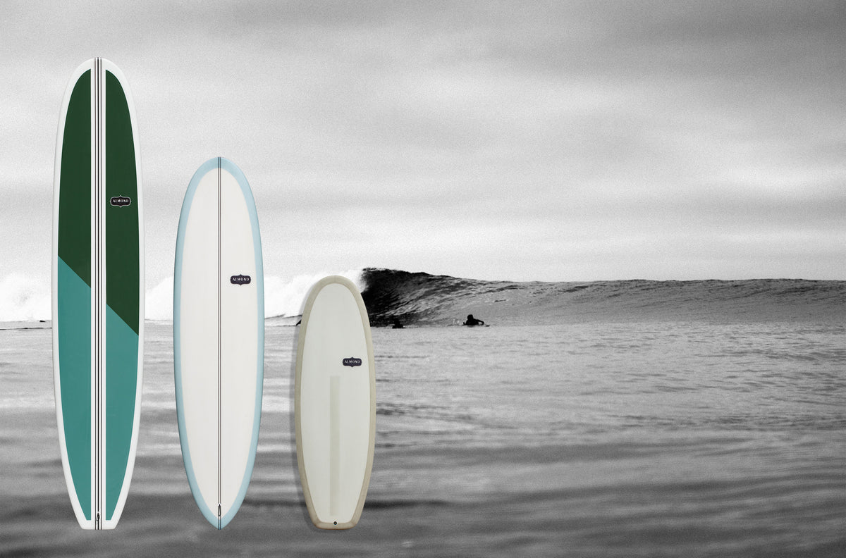 Three Board Quiver | Almond Surfboards & Designs
