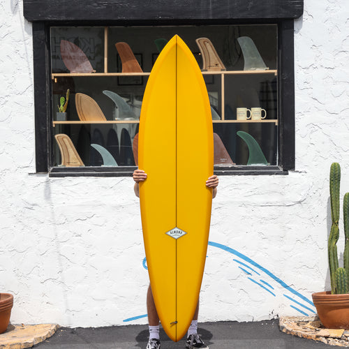 Slightly Choppy Wedge Flag | Almond Surfboards & Designs