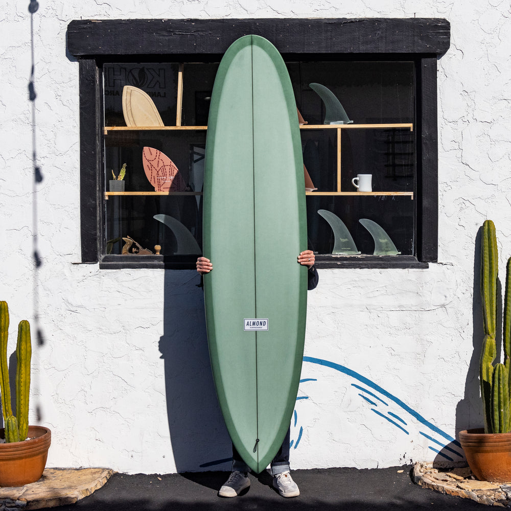 Horizontal Surfboard Wall Rack | Almond Surfboards & Designs