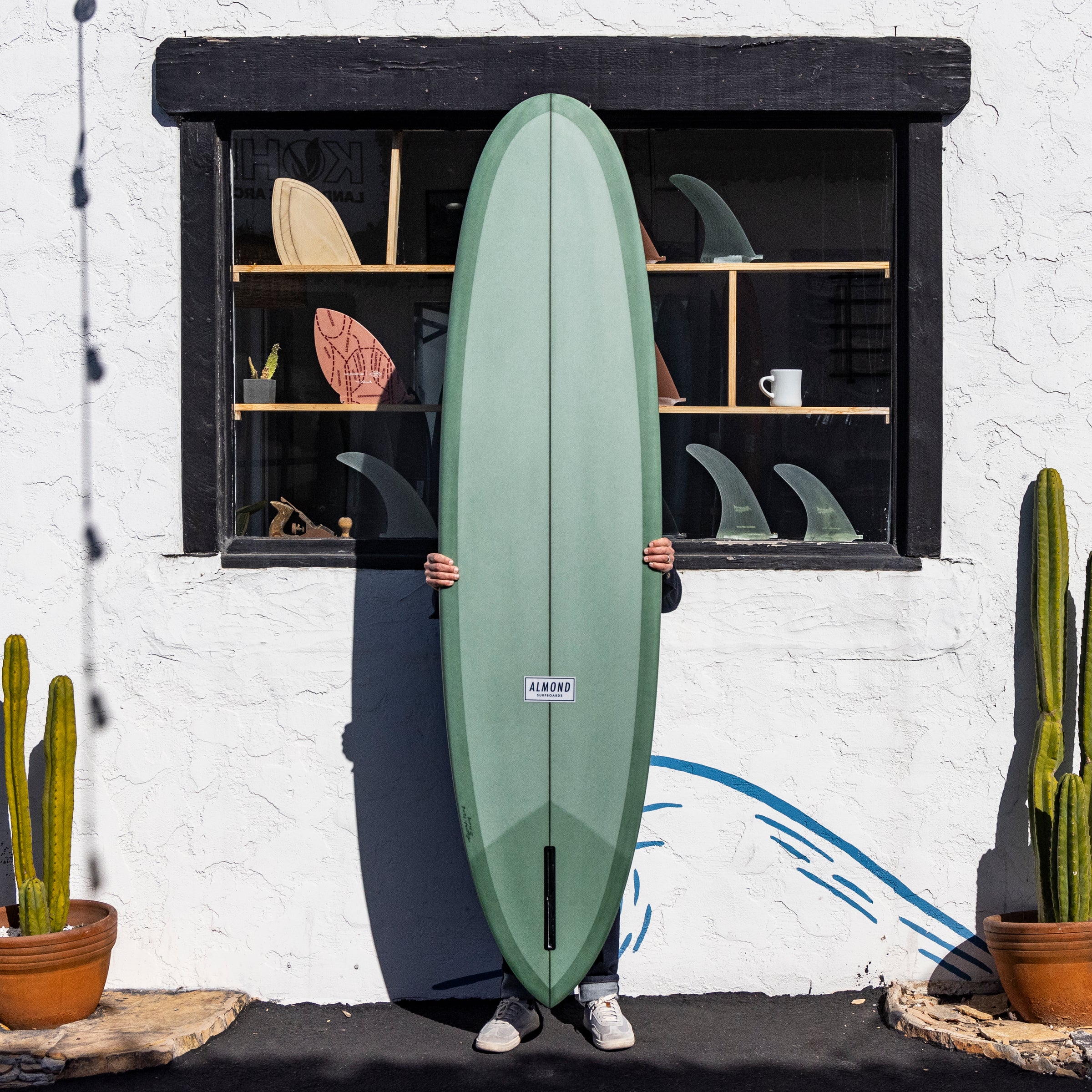 Slightly Choppy Wedge Flag | Almond Surfboards & Designs