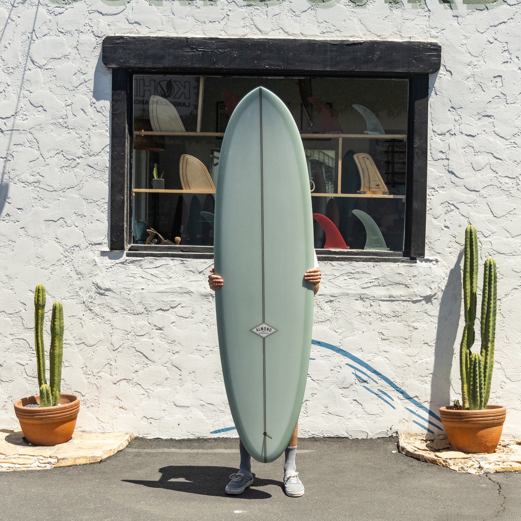 Map Print Surfboard | Almond Surfboards & Designs