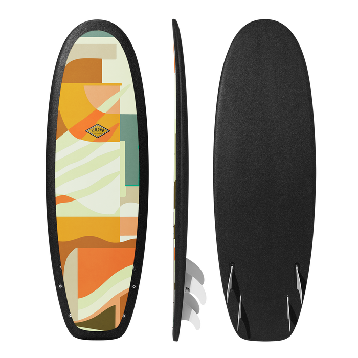 Slightly Choppy Wedge Flag | Almond Surfboards & Designs