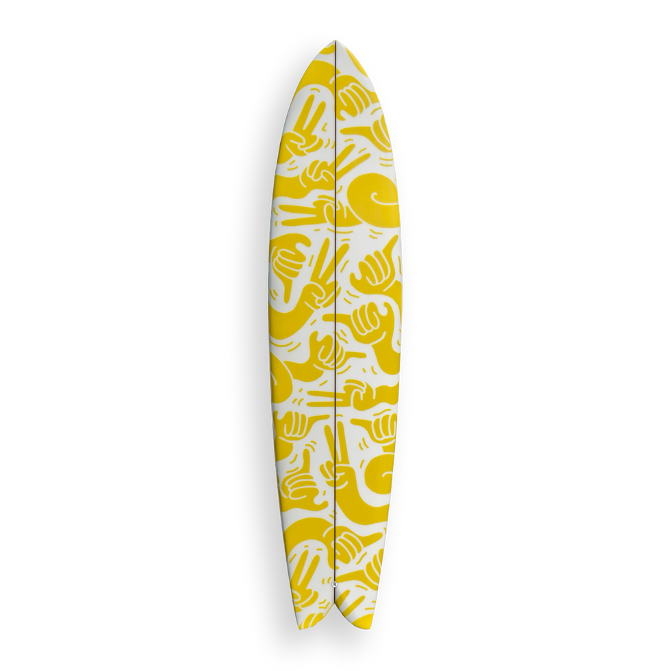 Almond x KBut | Mega Beach Chicken – Almond Surfboards & Designs
