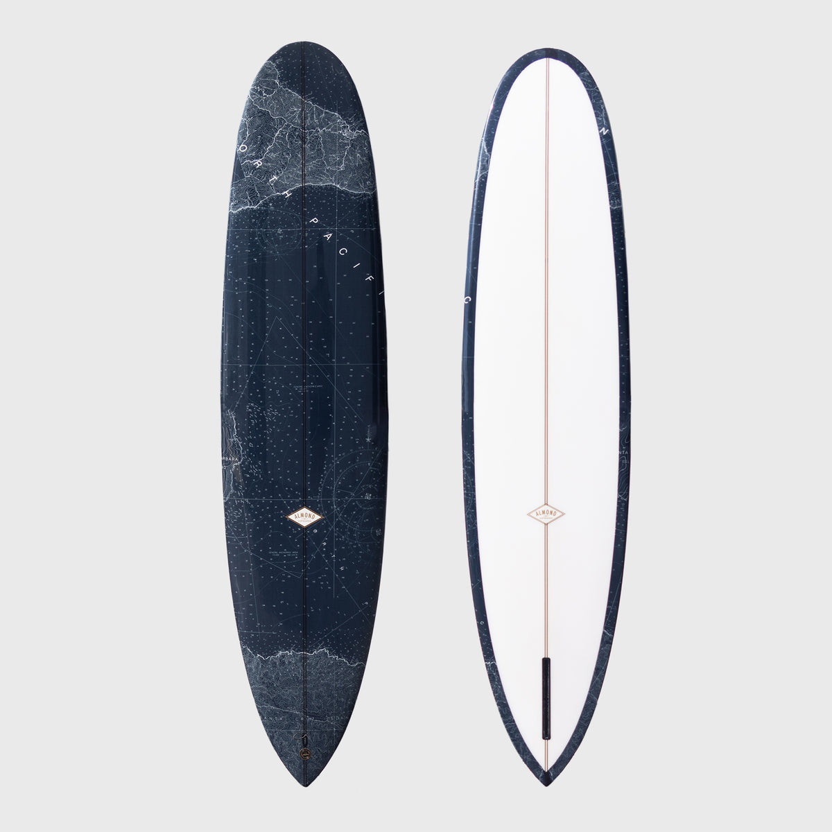 Nautical Chart Joy | Channel Islands | Almond Surfboards & Designs
