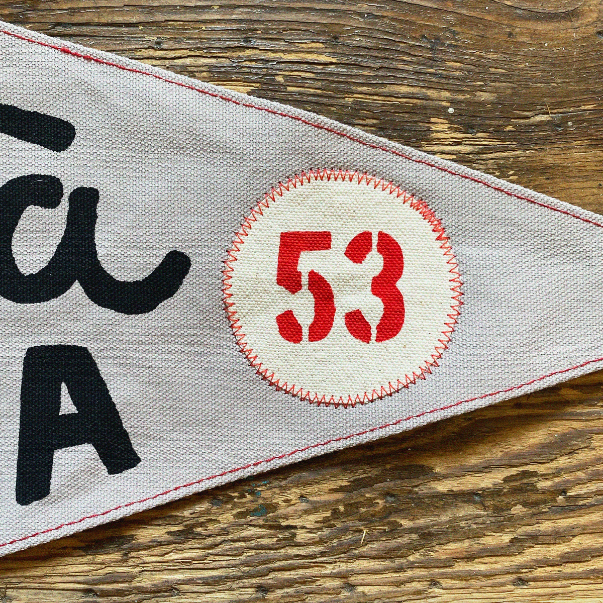 Slightly Choppy Costa Mesa Flag | Almond Surfboards & Designs