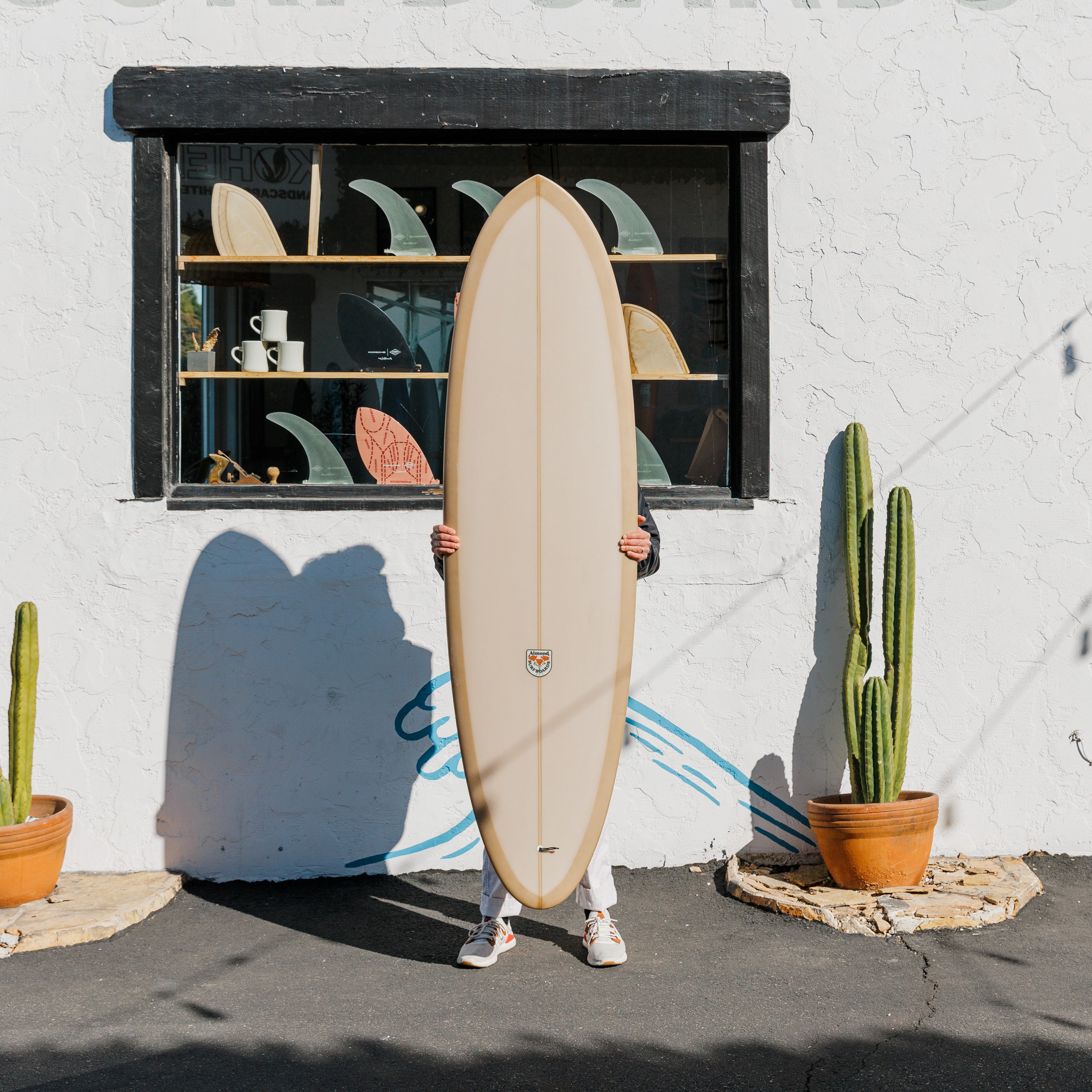 Map Print Surfboard | Almond Surfboards & Designs