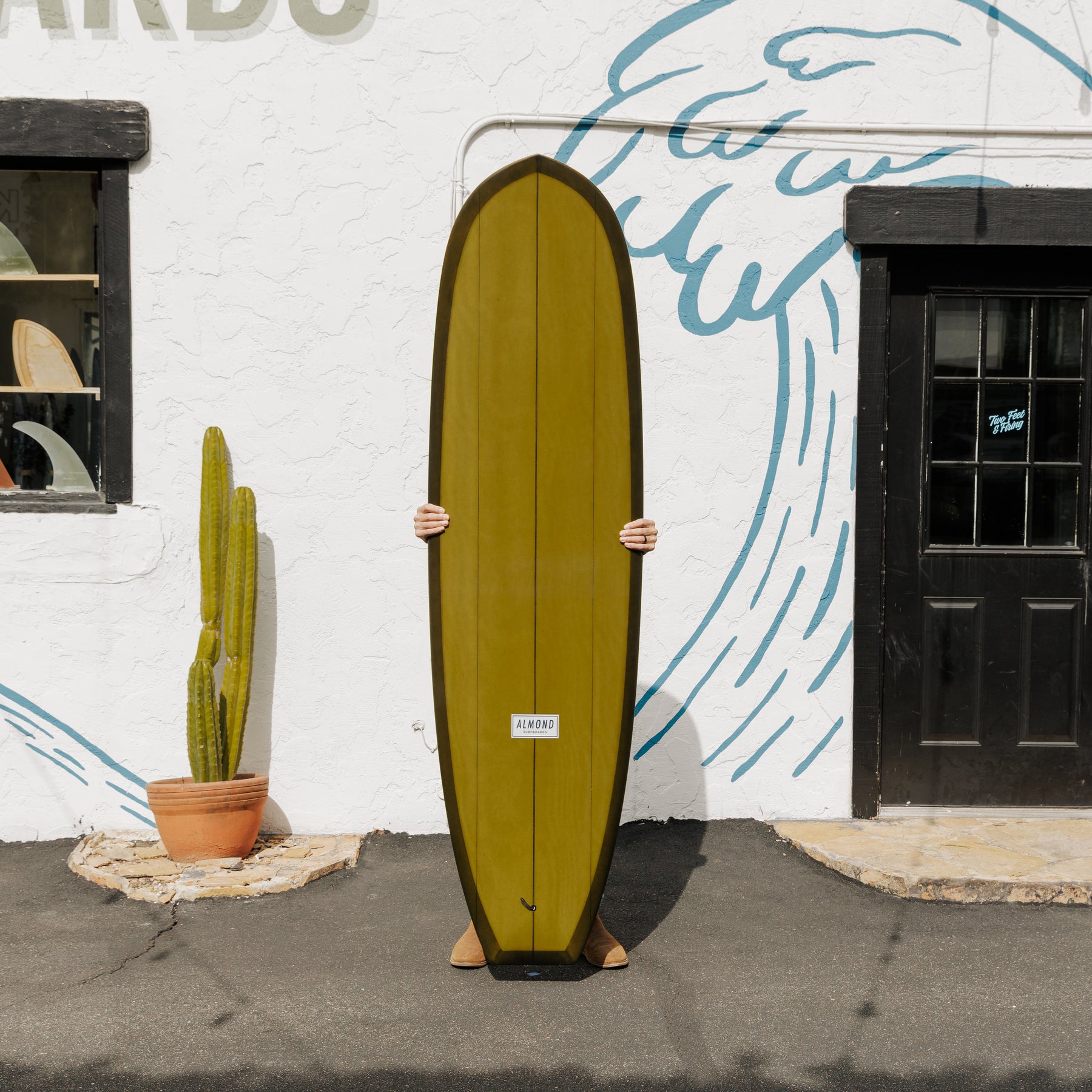 Horizontal Surfboard Wall Rack | Almond Surfboards & Designs