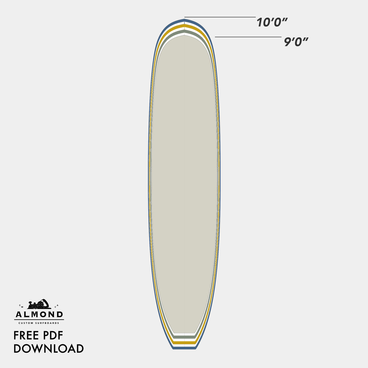 surfboard outline shape